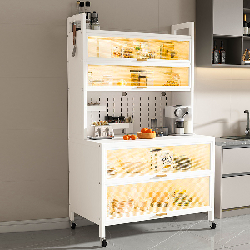 iSPECLE Kitchen Rack Organizer Multi-layers Storage Pantry Cabinet ...