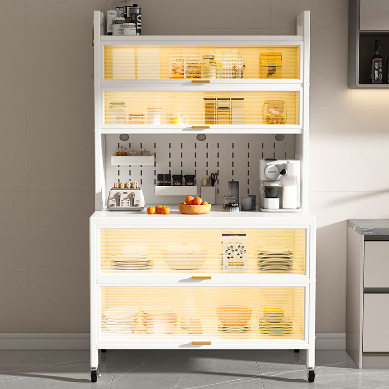 iSPECLE Kitchen Rack Organizer Multi-layers Storage Pantry Cabinet ...