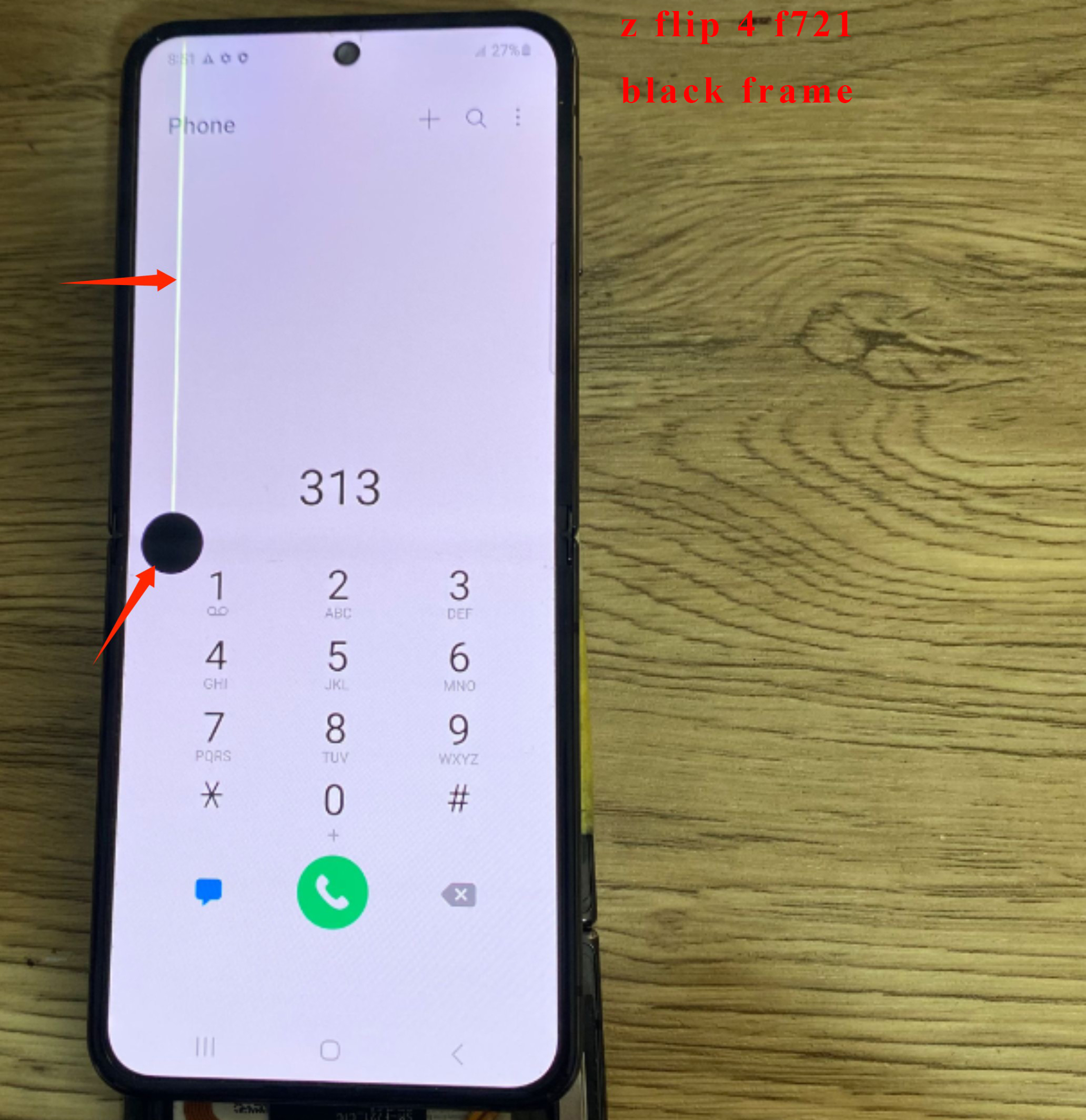 super AMOLED Defect LCD For Samsung Z Flip 4 LCD Display Touch Screen ...
