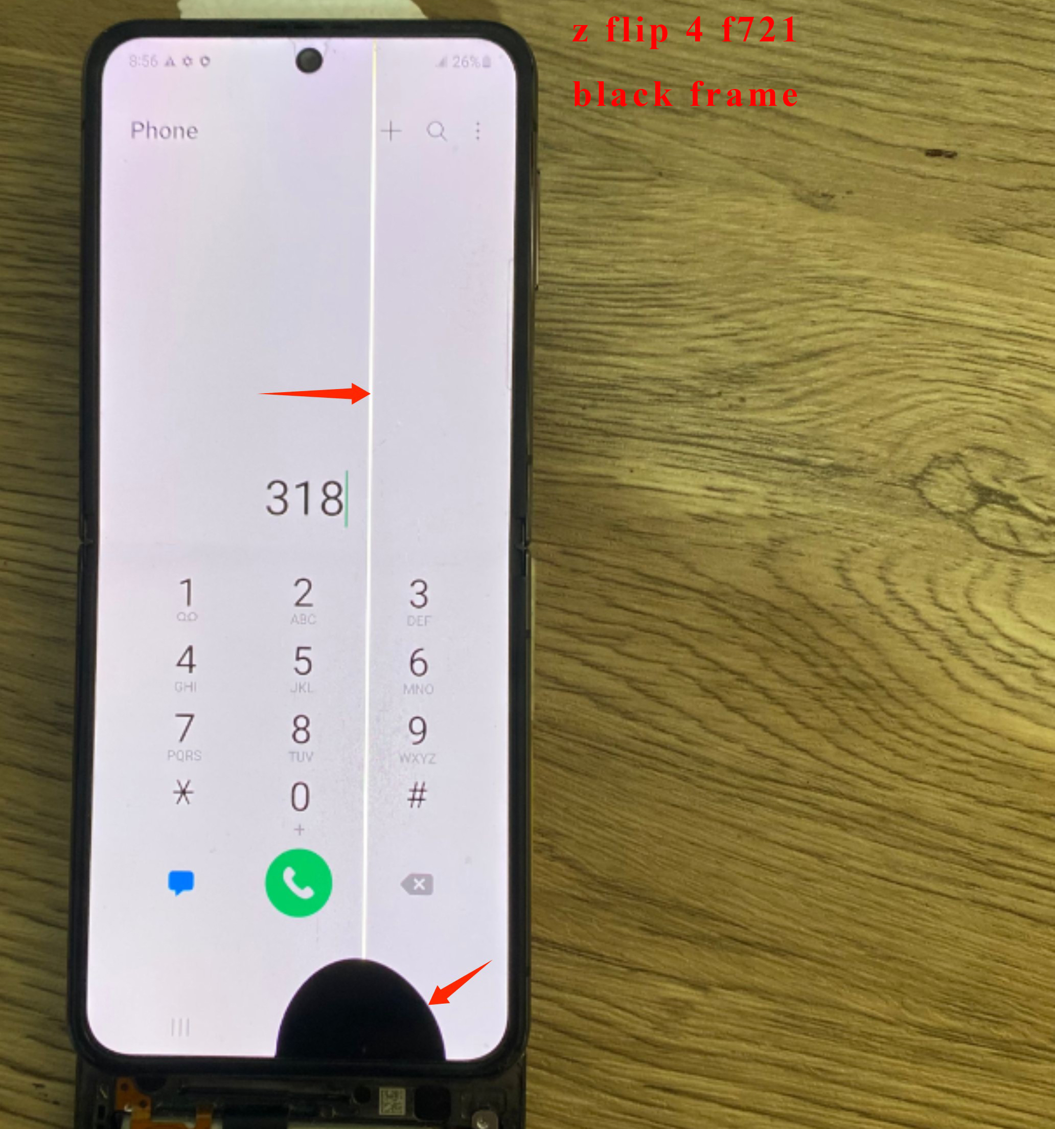 super AMOLED Defect LCD For Samsung Z Flip 4 LCD Display Touch Screen ...
