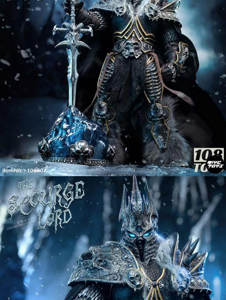 108 TOYS 108007 Lich King Ready Stock 108 TOYS Frozen Demon King 1/6 ...