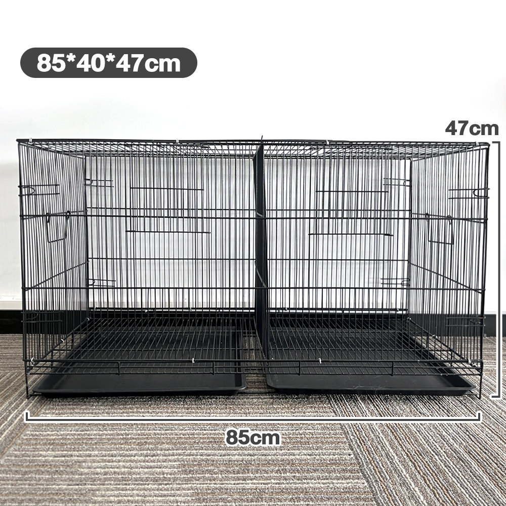 【Ready Stock】 Foldable Bird Breeding Cage With Removable Baffle Parrot ...