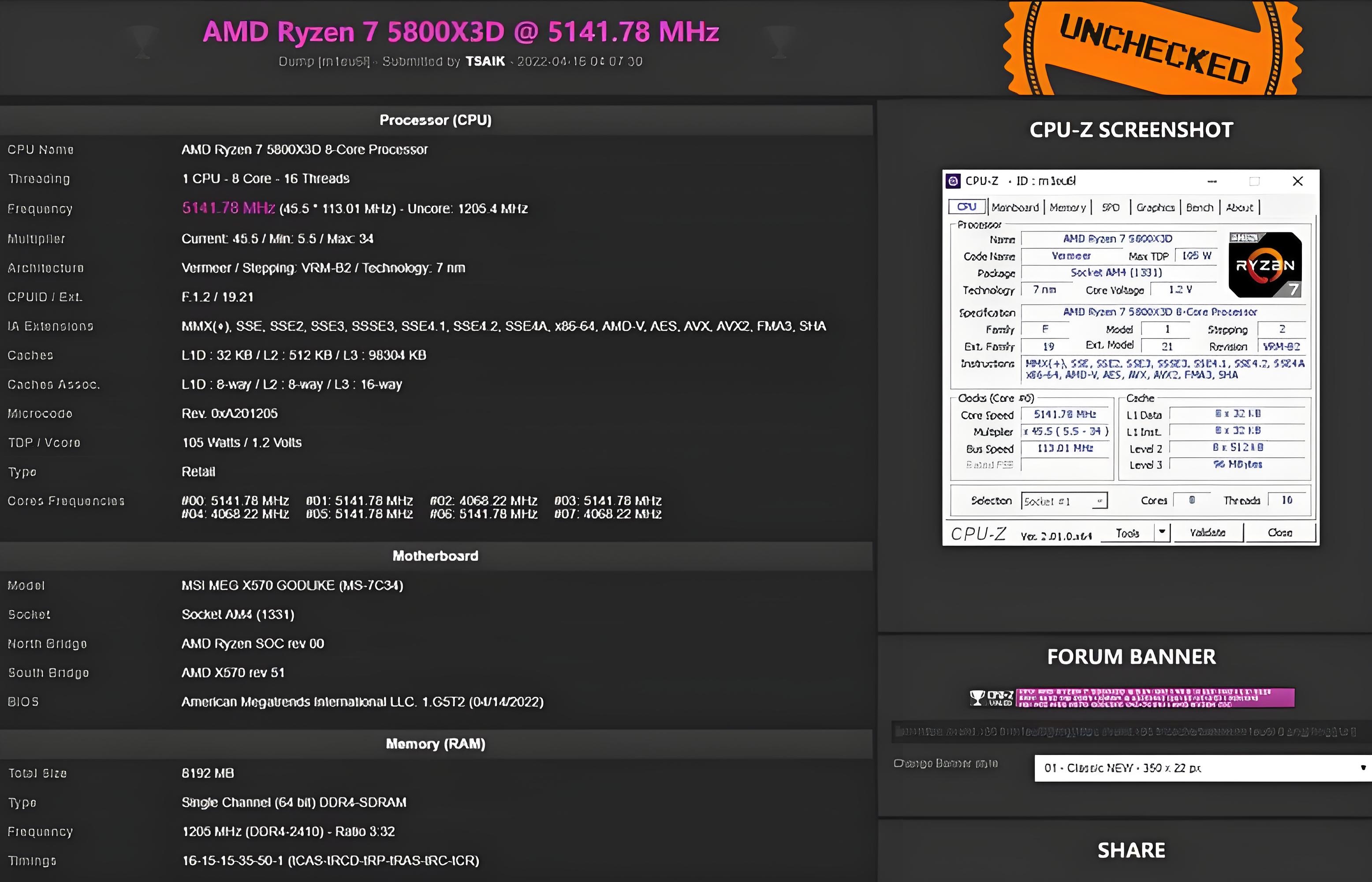AMD R7 5700X3D 5800X3D Ryzen 7 Gaming Processor New Ryzen 5000 Series 3 ...