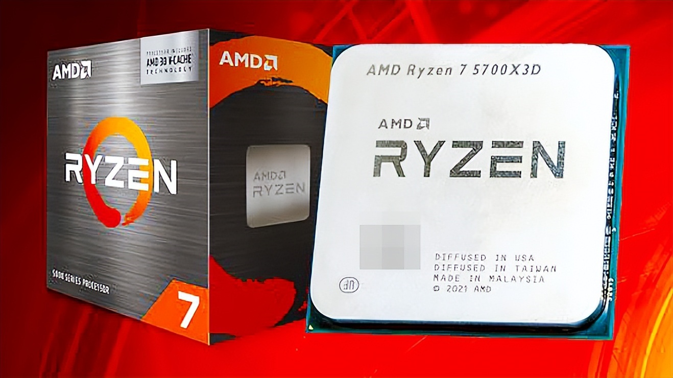 AMD R7 5700X3D 5800X3D Ryzen 7 Gaming Processor New Ryzen 5000 Series 3 ...