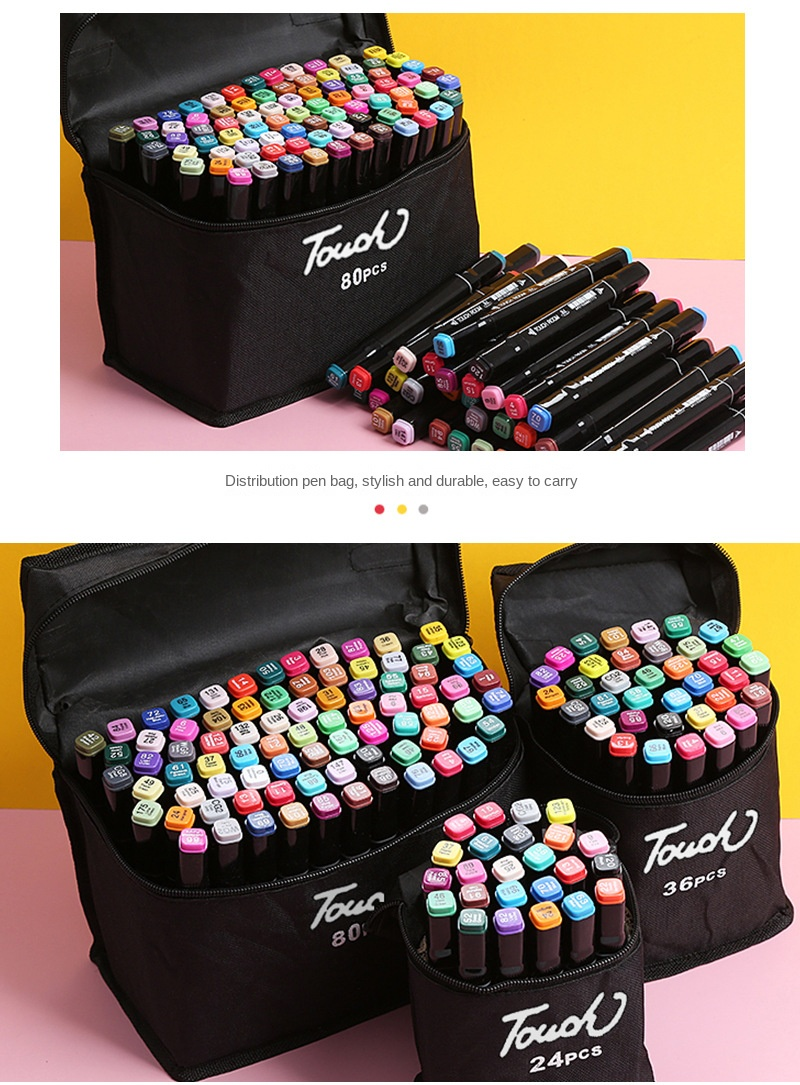 36/48 Color Marker Set Is Suitable For Artist's Marker Drawing Sketch ...