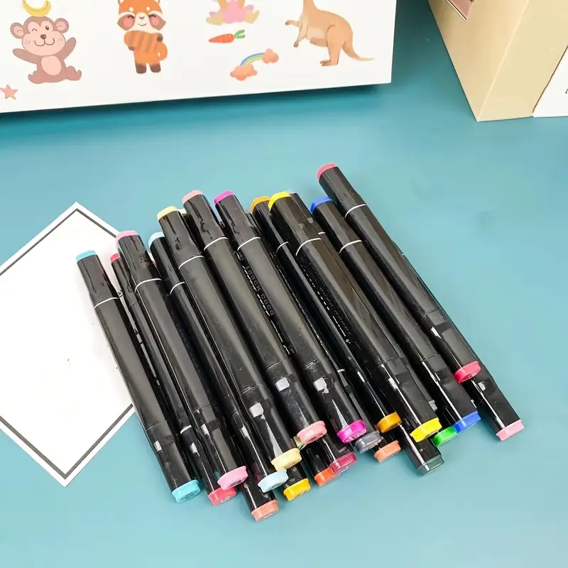 36/48 Color Marker Set Is Suitable For Artist's Marker Drawing Sketch ...