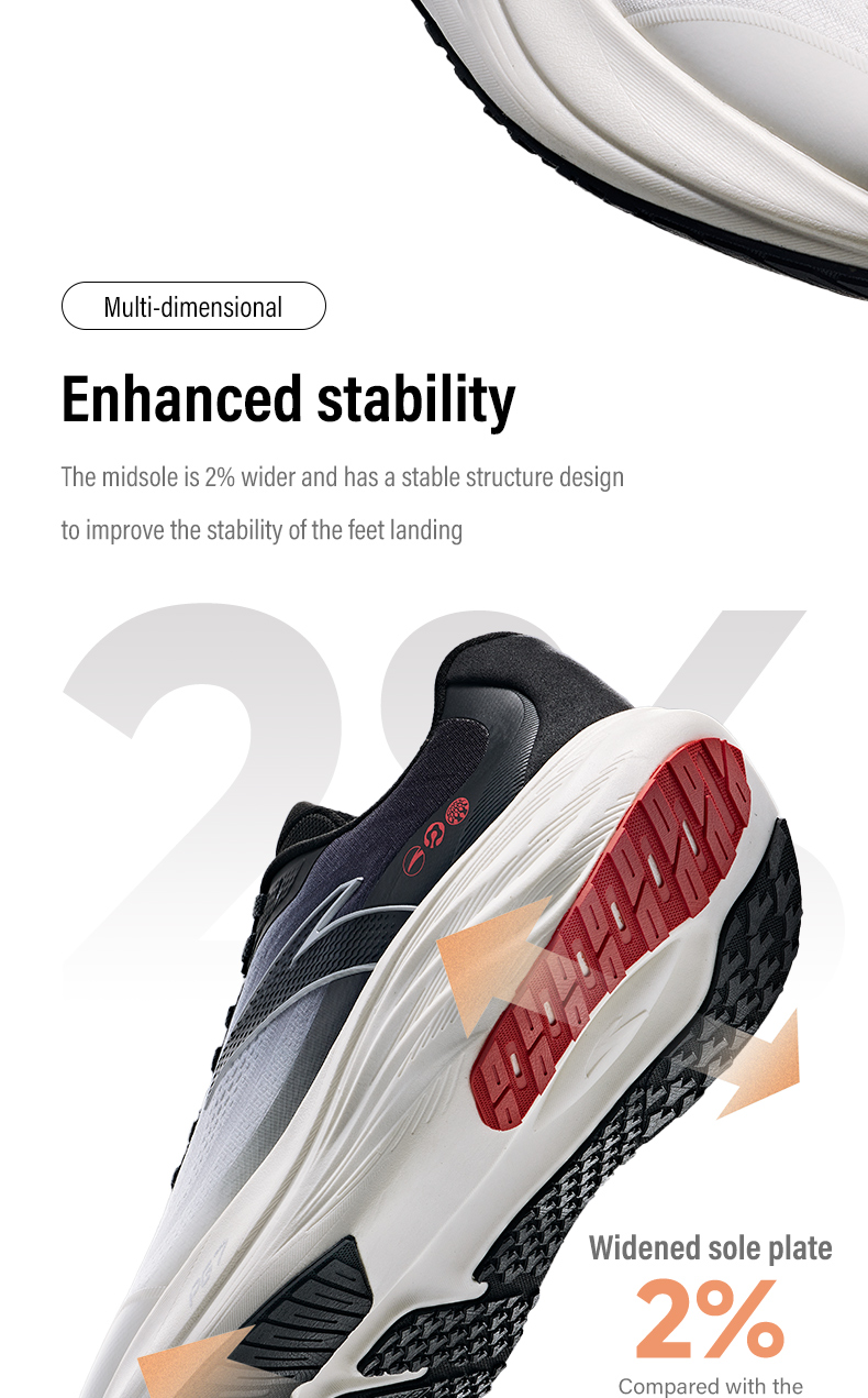 ANTA Men Travel PG 7 1.5 Running Shoes 2E Widefoot Rebound Cushion ...
