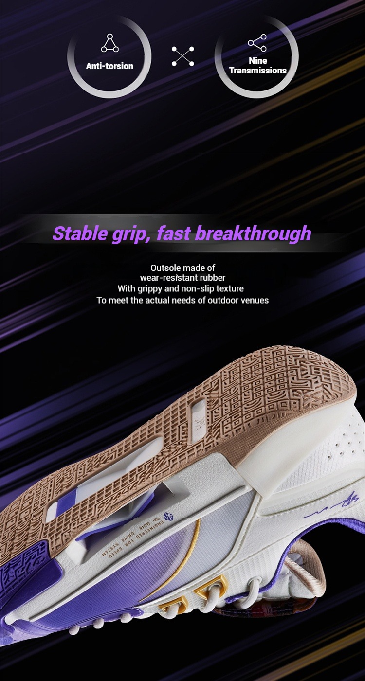 361 Degrees Dinwiddie DVD 3 Men's Basketball Shoes Shock Rebound ...