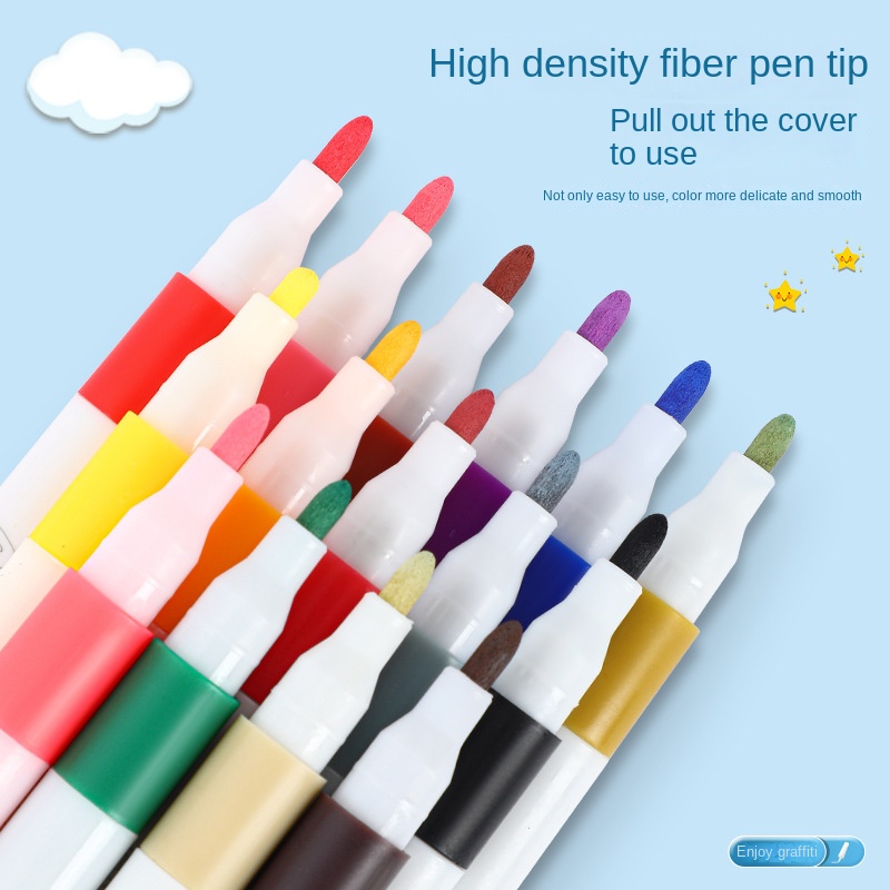 60-Color Acrylic Marker Set Diy Waterproof Painting Marker For Students ...