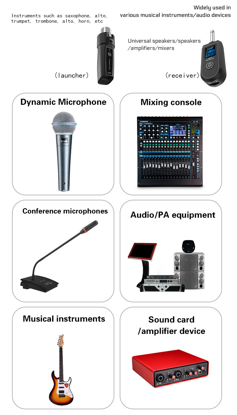 [Shopee Choice] K1 Wireless Microphone System Male Dual UHF Transmitter ...
