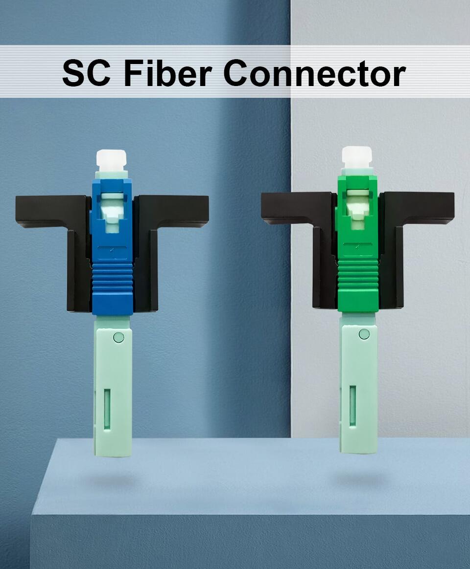 ONTi Fibre Optic SC Connector Butterfly UPC Fujikura (blue) And APC ...