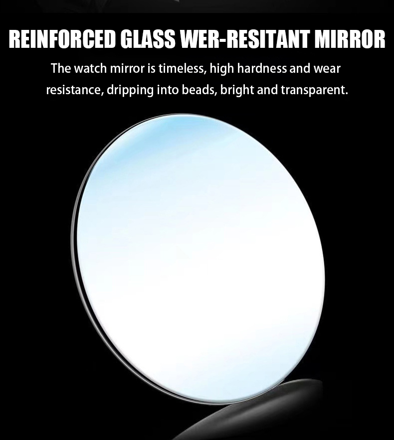 R RUIGE Men's Quartz Watch Luminous Trendy Waterproof Stainless Steel ...