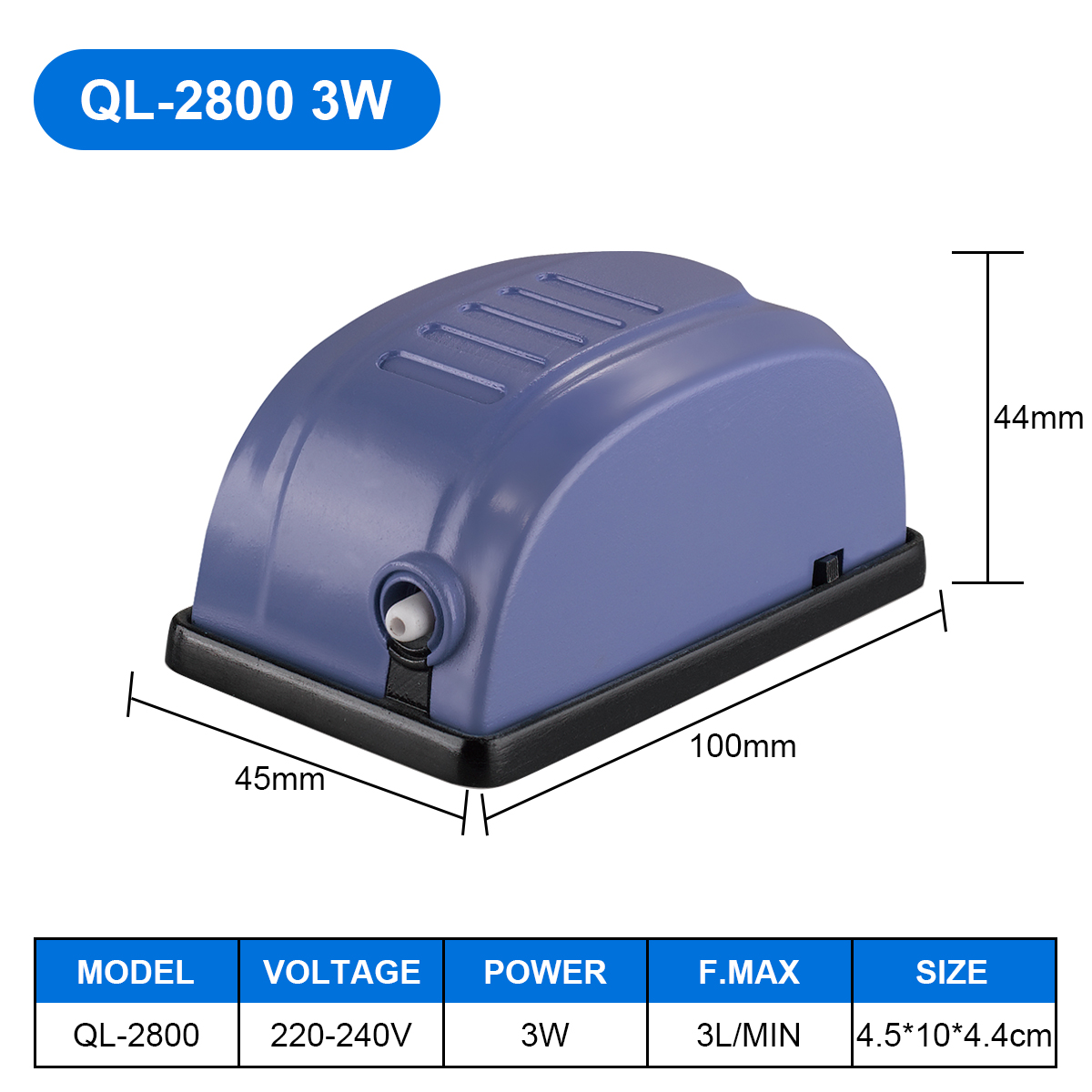 Aquarium Air Pump Fish Tank Oxygen Pump Aquarium Air Compressor ...