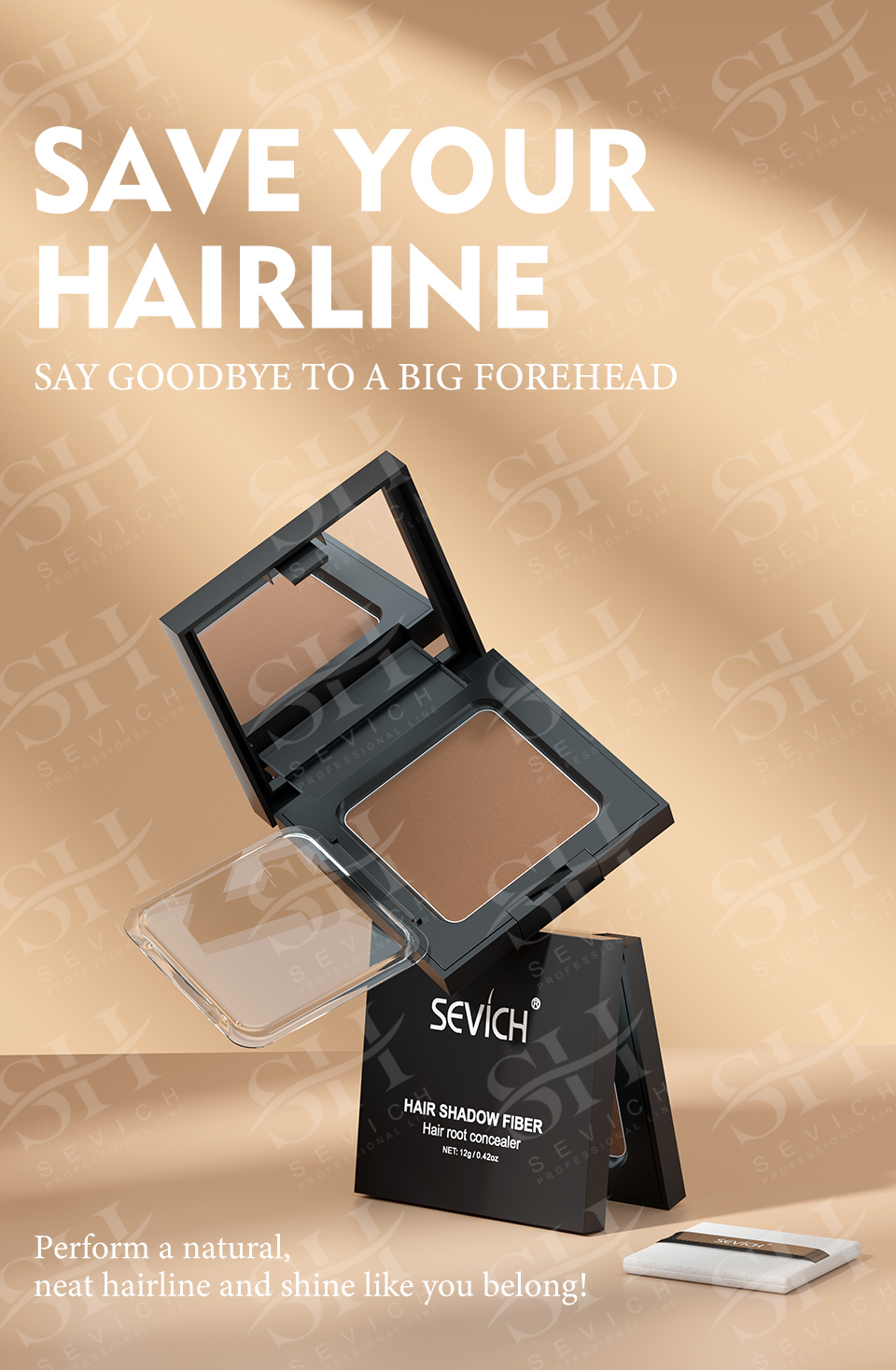 Sevich Hair Powder Texture Hairline Powder Waterproof Hair Thickener ...