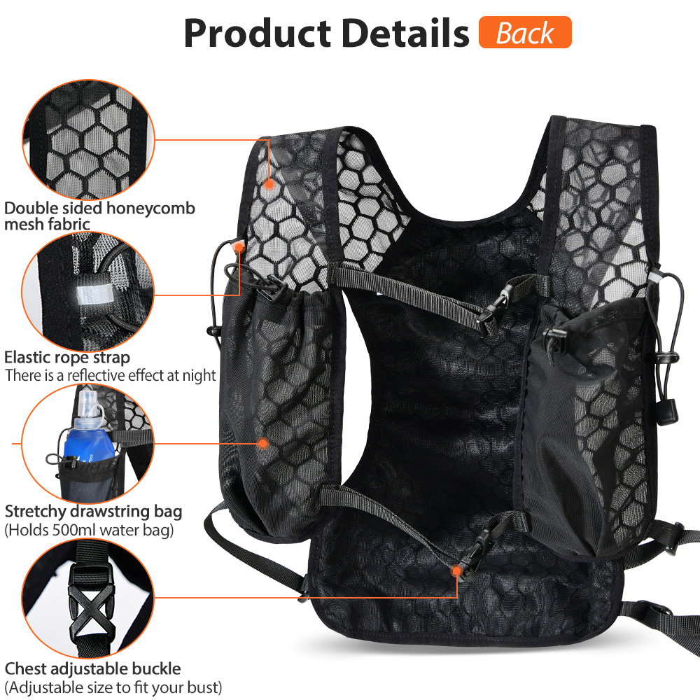 NEWBOLER Lightweight Running Backpack Breathable Bike Hydration ...