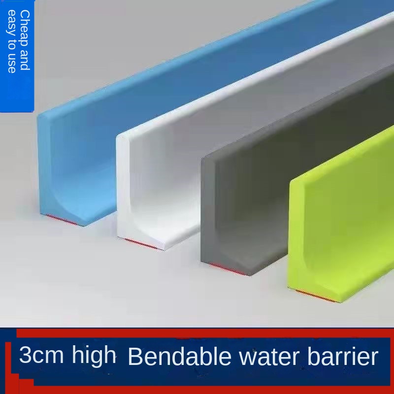 L-shaped right angle countertop water blocking strip for bathroom ...