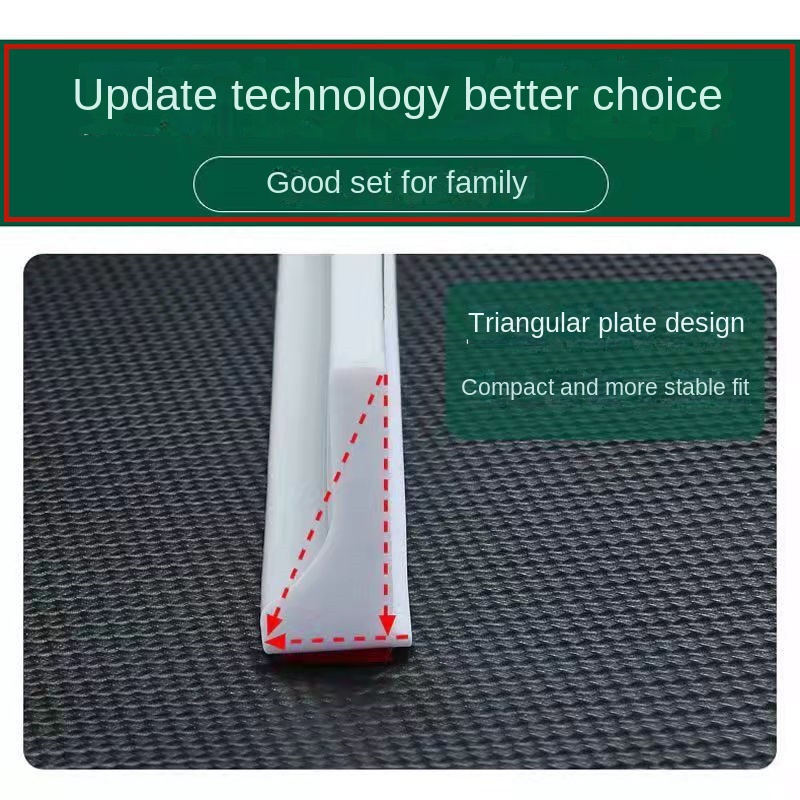 L-shaped right angle countertop water blocking strip for bathroom ...