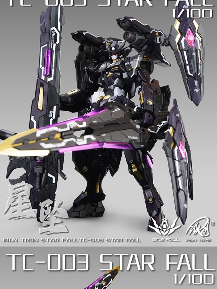 Lron Toys STAR STAR FALL TC-003 Iron Model STAR Pendant Alloy Skeleton Assembly Model TC 003 ...