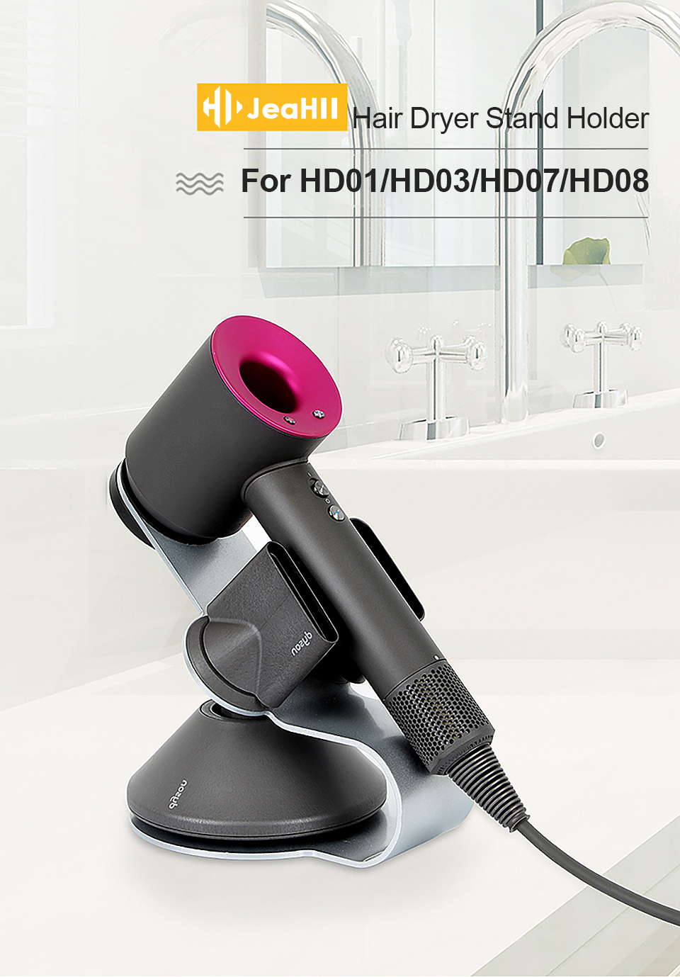 Lasvea Hair Dryer Stand Holder for HD08 HD15 HD03 Magnetic Storage ...