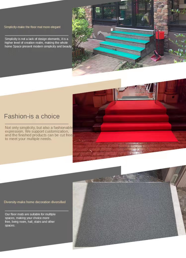 PVC Coil Mat Rubber Matting Floor Carpet Soft Rubber Spaghetti Matting ...