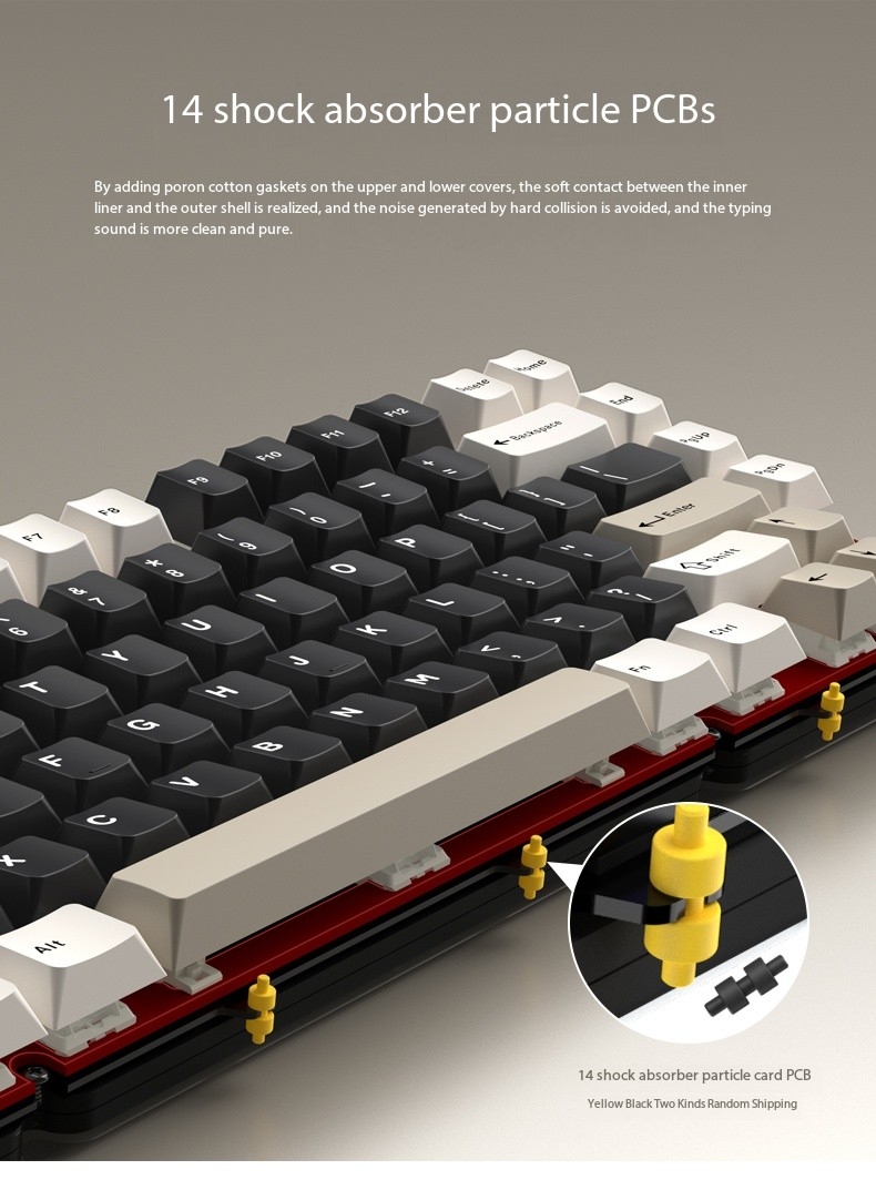 Wob Rainy75 Keyboard Tri Mode Customized Mechanical Keyboard Wireless ...