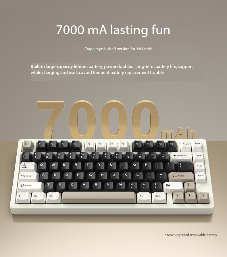 Wob Rainy75 Keyboard Tri Mode Customized Mechanical Keyboard Wireless ...