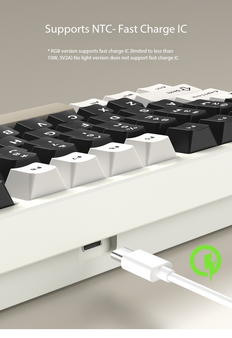 Wob Rainy75 Keyboard Tri Mode Customized Mechanical Keyboard Wireless ...