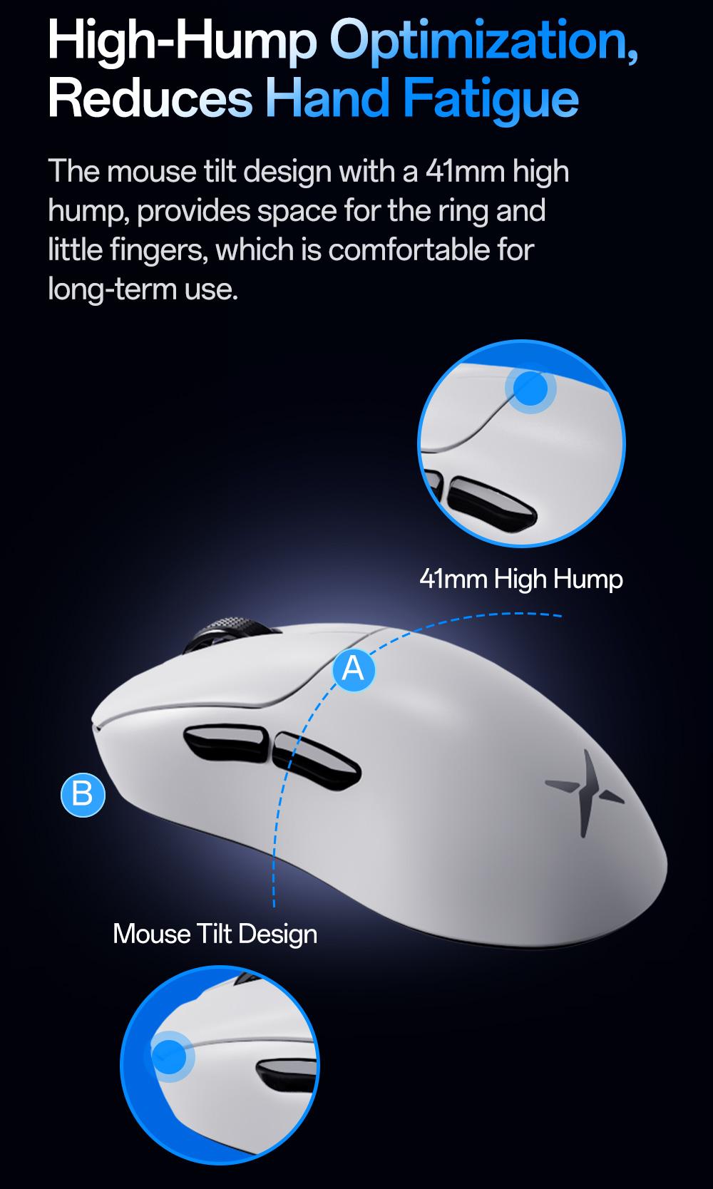 Delux M500 Gaming Mouse PAW3311 DPI MAX 12000 Bluetooth Wired ...