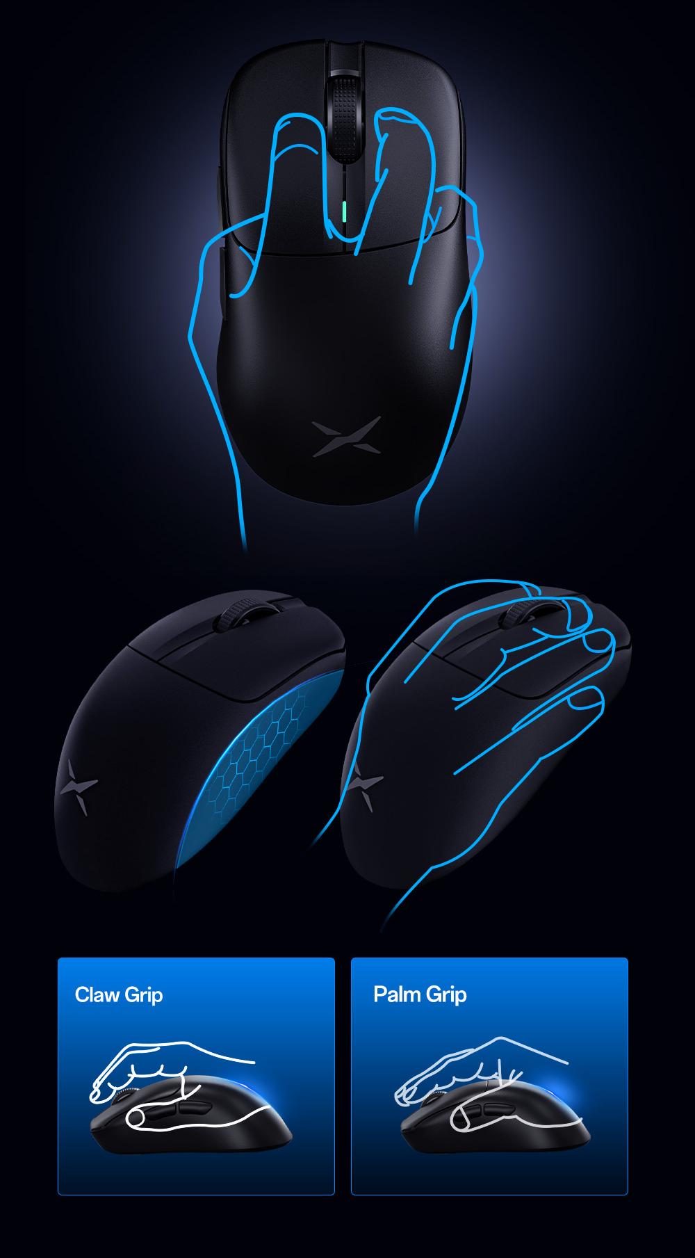 Delux M500 Gaming Mouse PAW3311 DPI MAX 12000 Bluetooth Wired ...