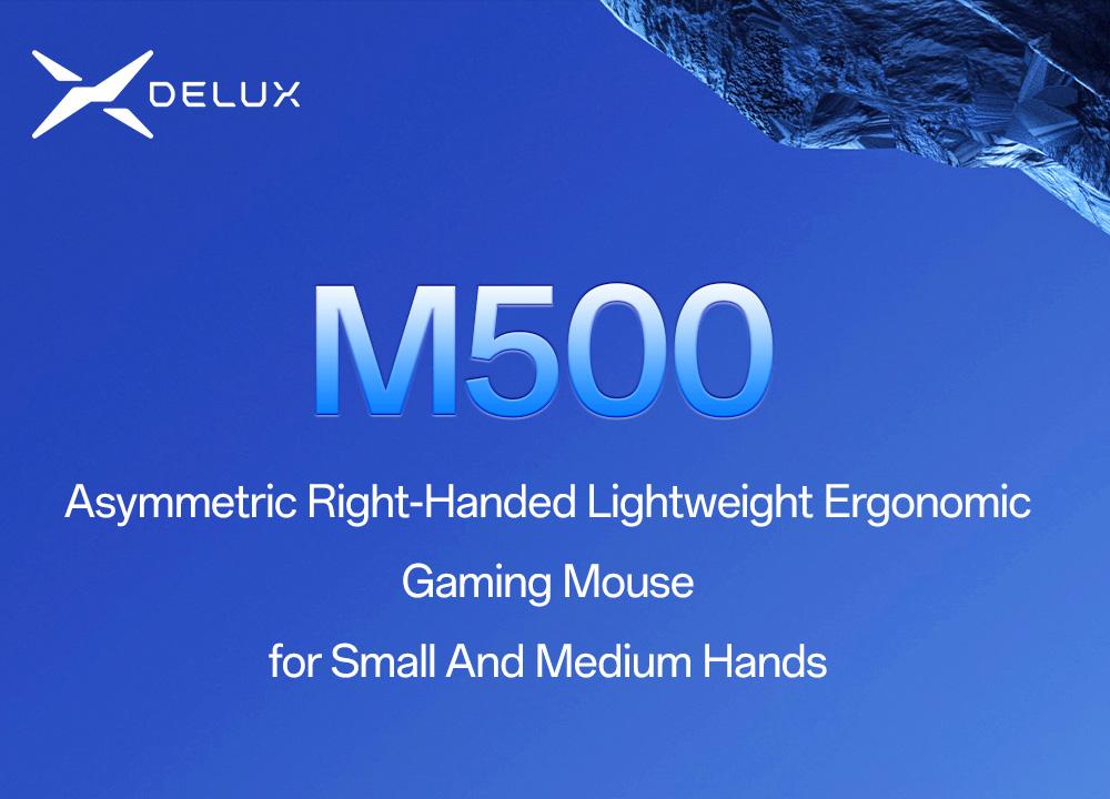 Delux M500 Gaming Mouse PAW3311 DPI MAX 12000 Bluetooth Wired ...