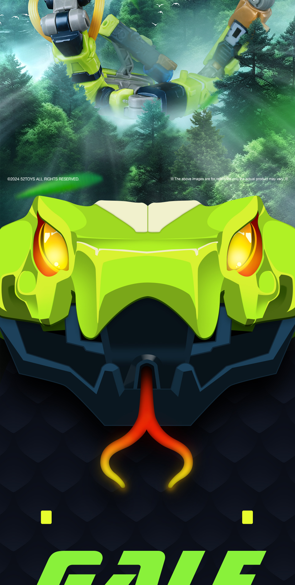 52TOYS BEASTBOX BB-71 GALE Mecha Deformation Action Figure Portable ...