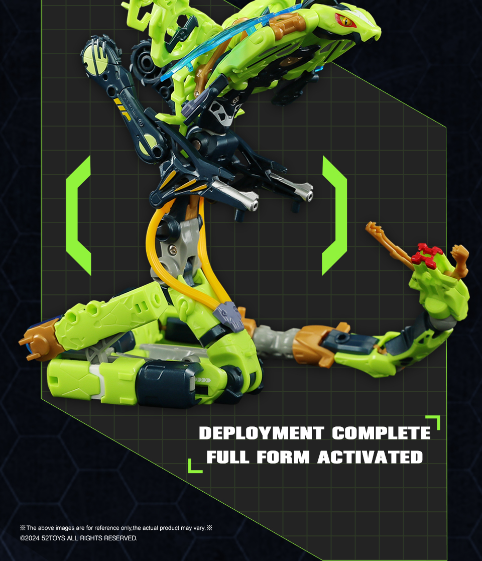 52TOYS BEASTBOX BB-71 GALE Mecha Deformation Action Figure Portable ...