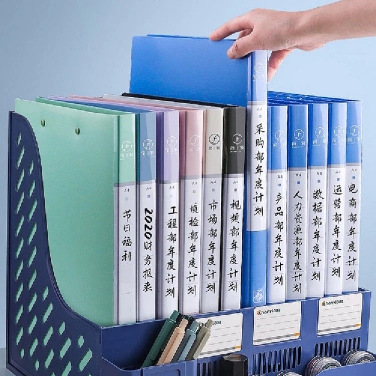 COCOCUBBY A4 File Storage Folder A4 Double Spring Clamp Clips File ...