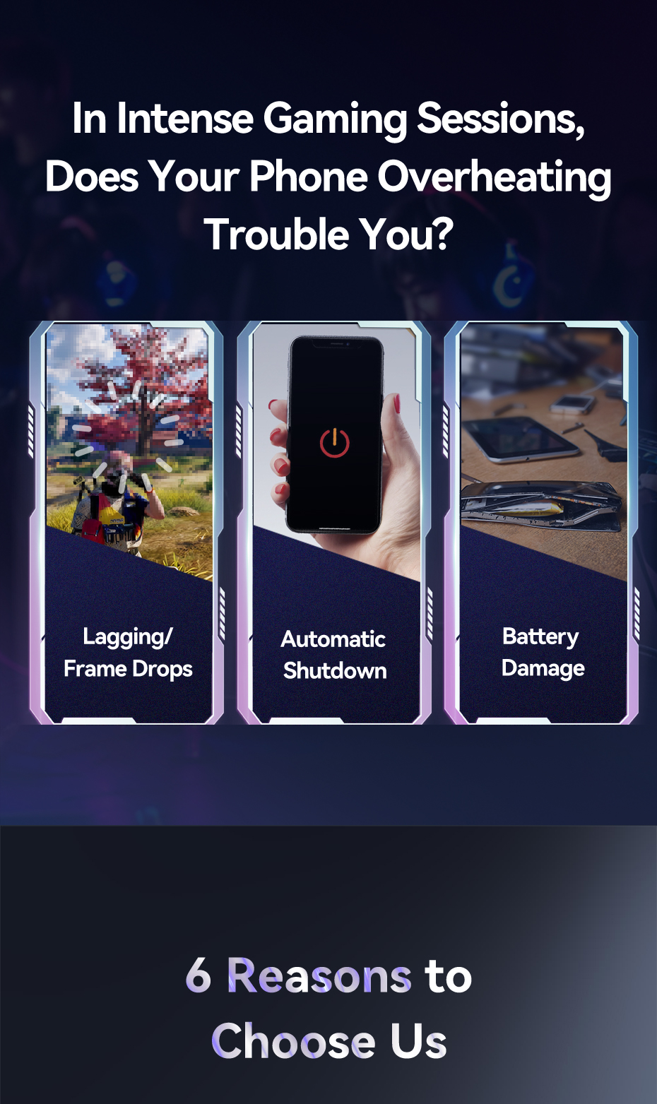 Vention Magnetic Mobile Phone Cooler Gaming Phone Radiator Fan Radiator ...