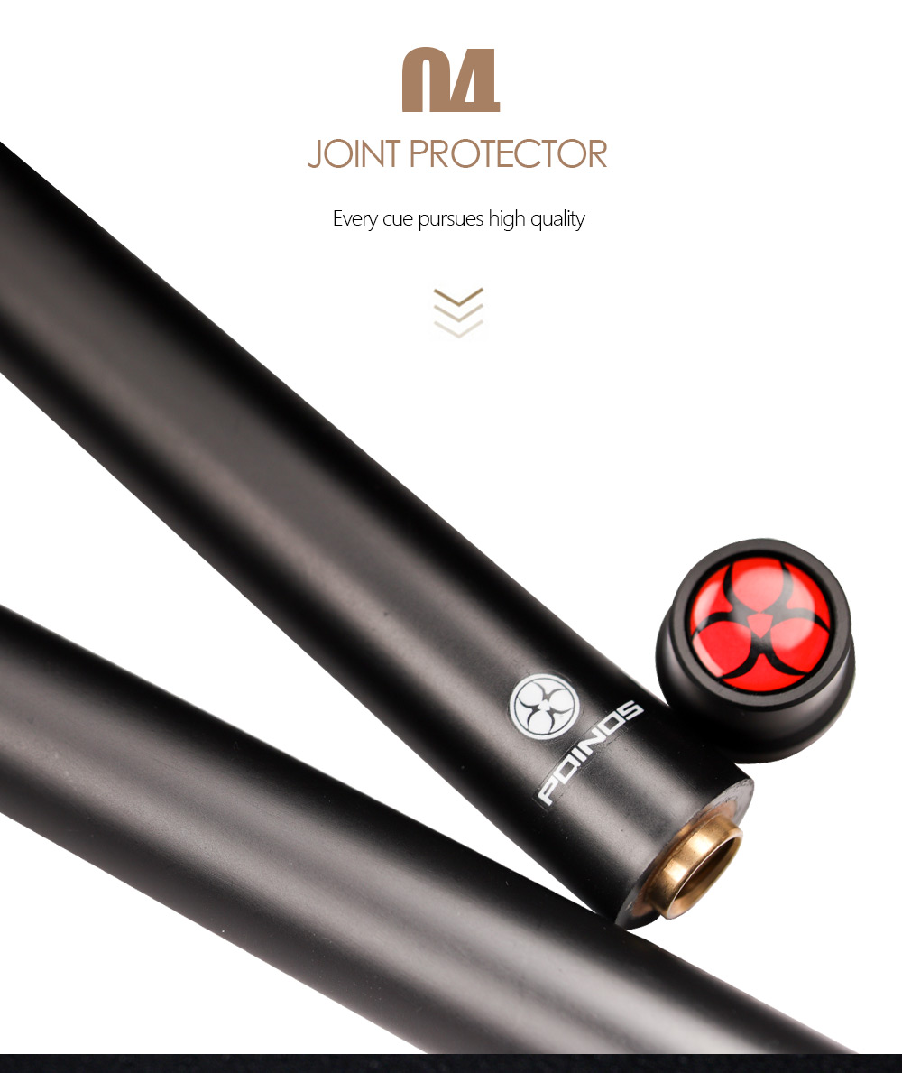 3142 POINOS Carbon Maple Single Shaft Billiard Pool Cue Stick Shaft 10. ...