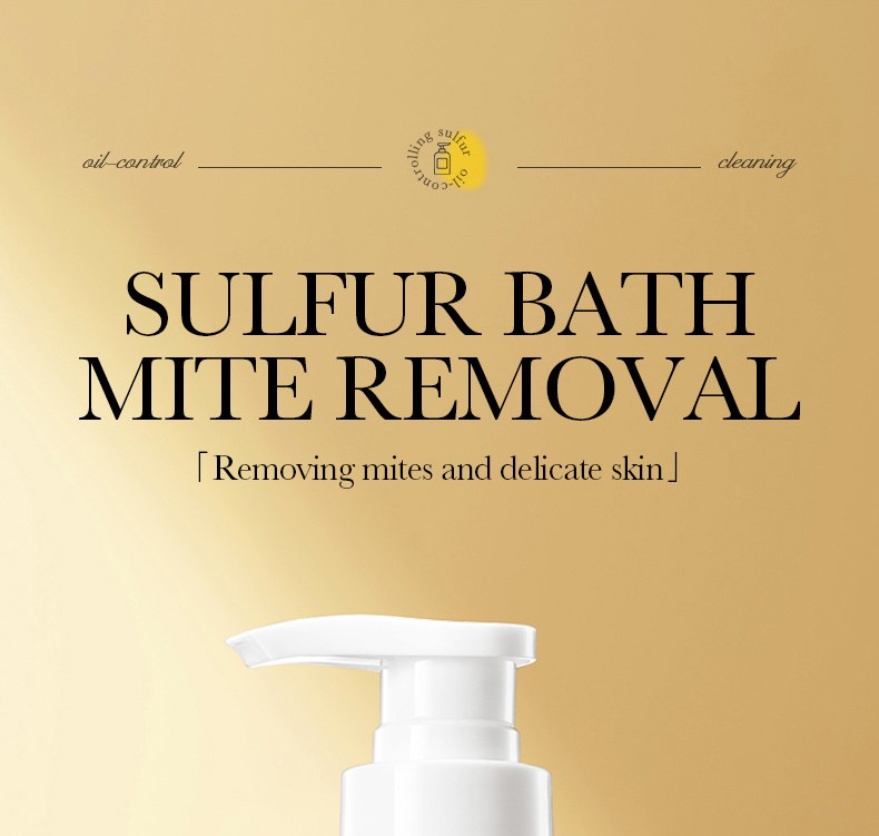 SADOER Sulphur Mite Removal Shower Gel Deeply Anti acne Mite Remove ...