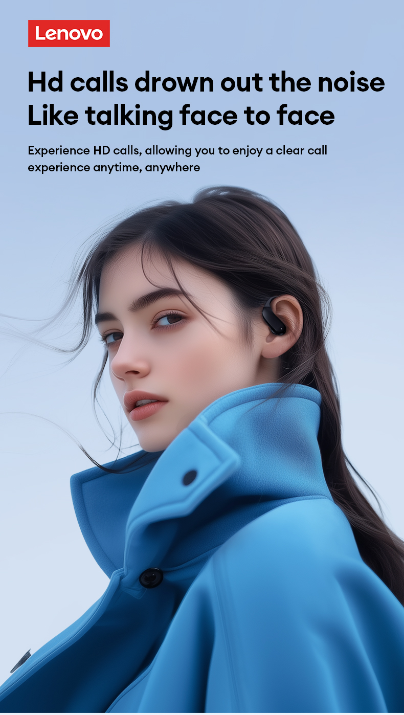 Lenovo XT55 Bluetooth Earphones HIFI Stereo Surround 45H Playtime IPX5 ...