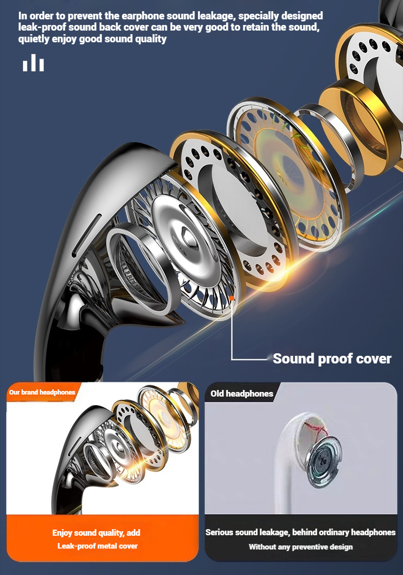 Newmsnr Original earphone with Microphone headset Noise ...