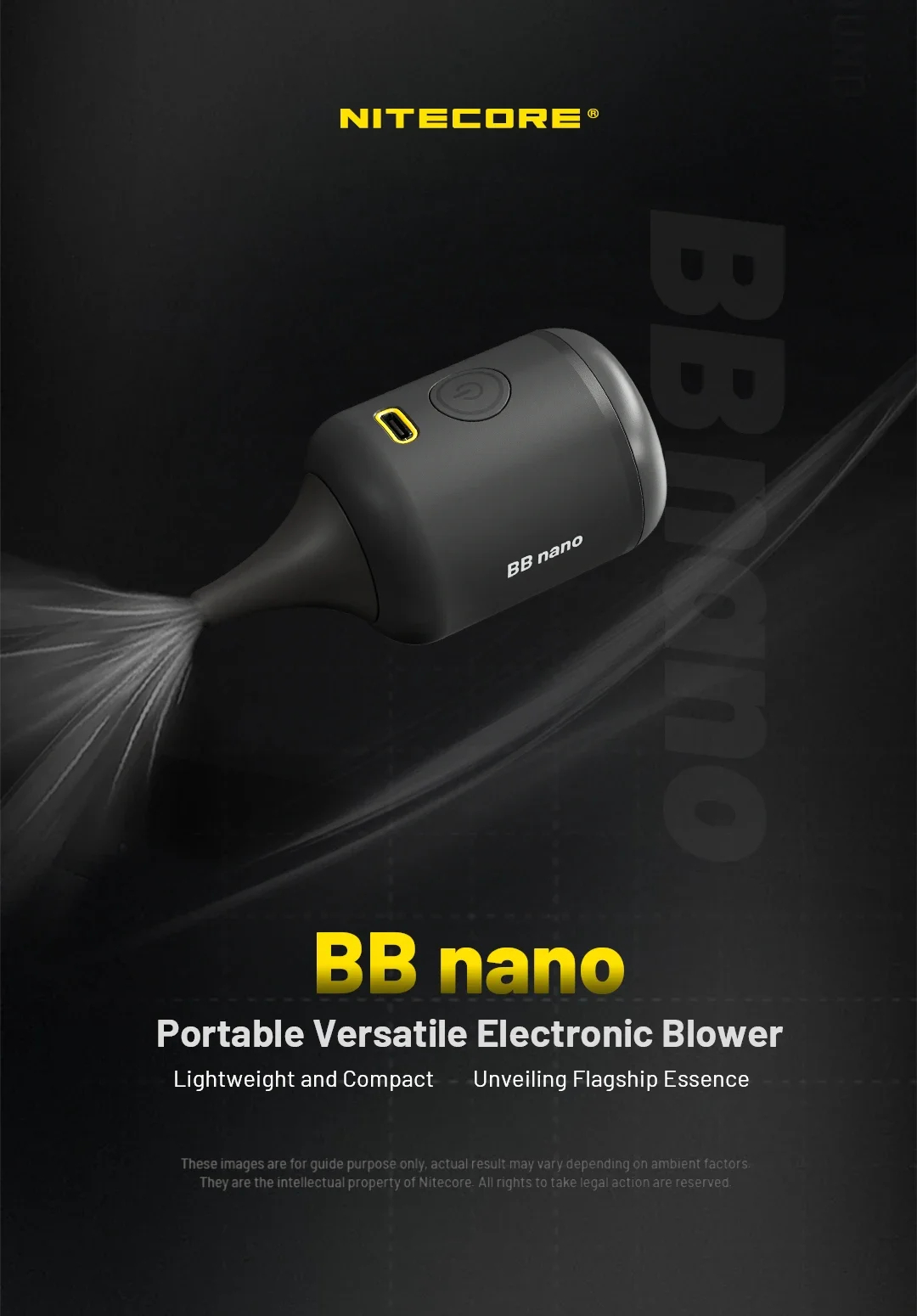 Nitecore BB nano Electronic Photography Blower Dust Blower Cleaner ...