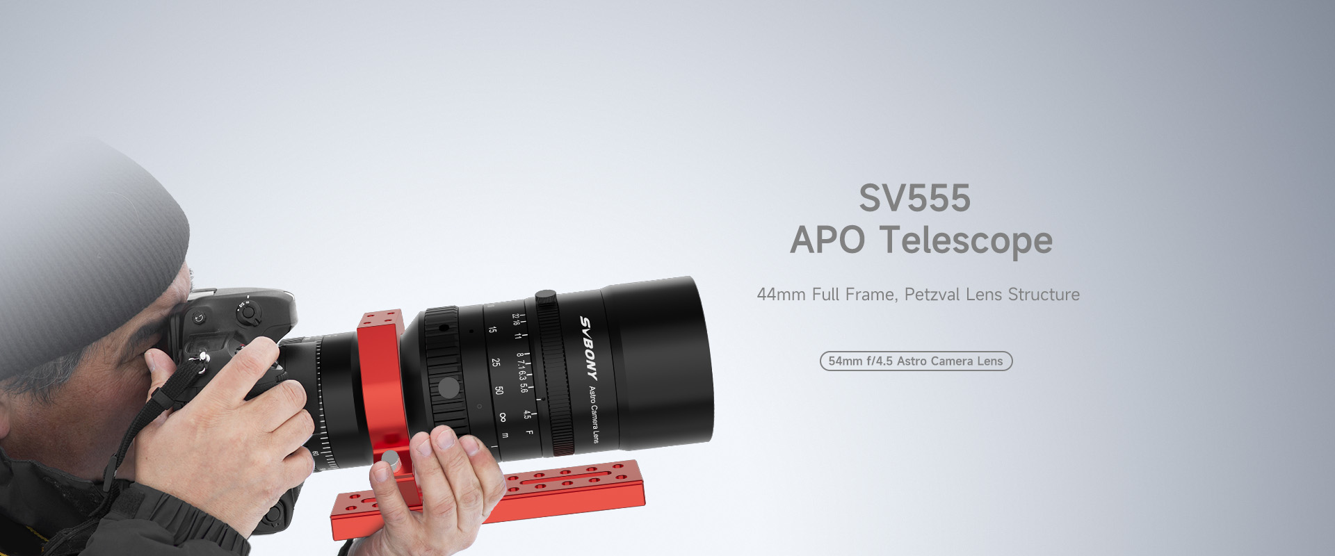 Svbony SV555 Astrograph Telescope APO 54mm f/4.5 Camera Lens for Full ...