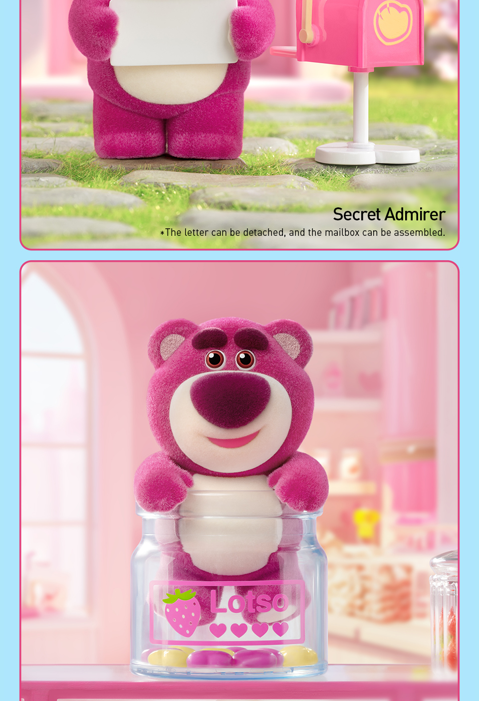 POP MART Disney/Pixar Lotso Wondrous Rendezvous Series Figures Blind ...