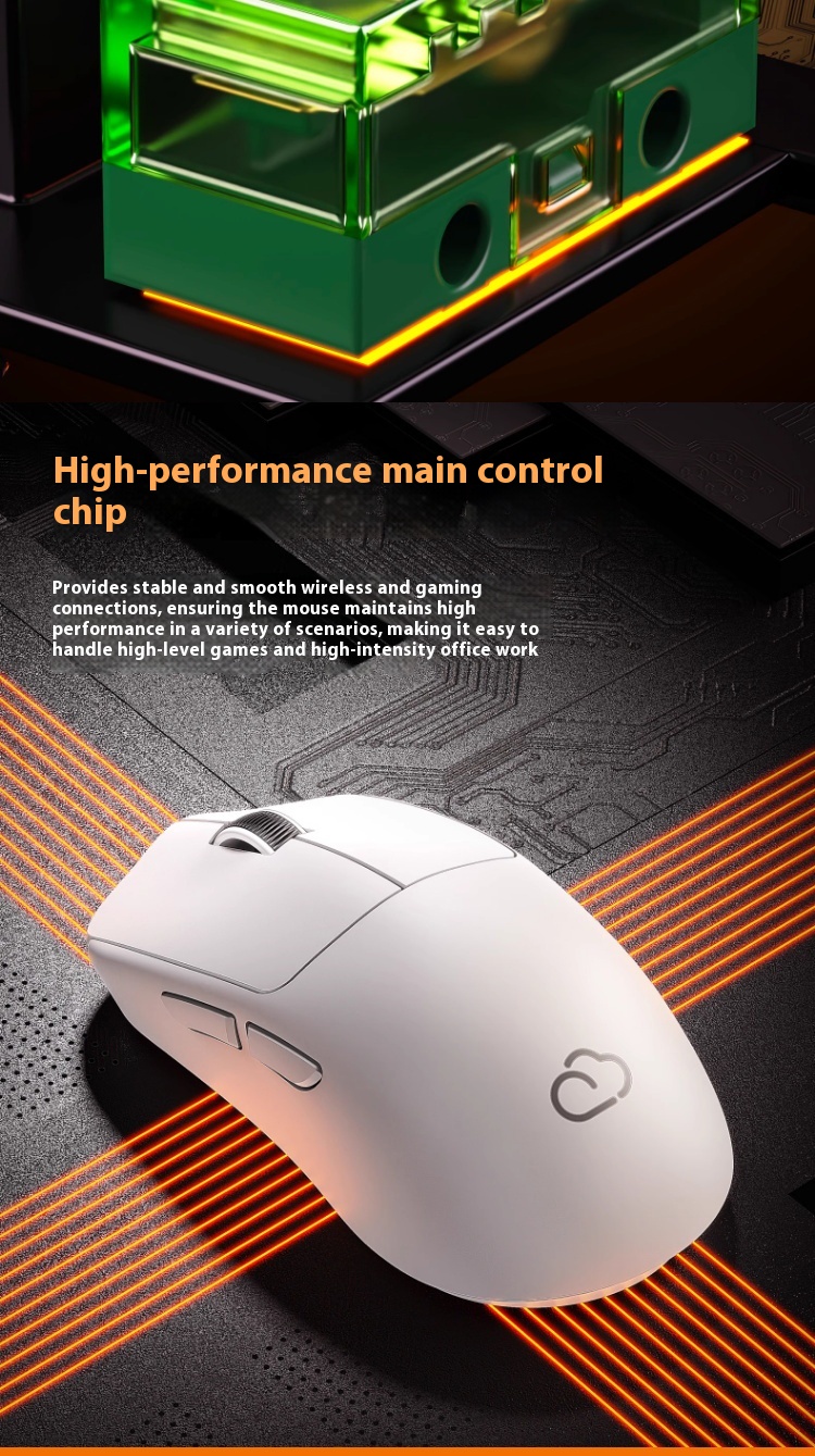 EWEADN X23 Wireless Mouse 12000 DPI PAW3311 Lightweight Three Mode Game ...