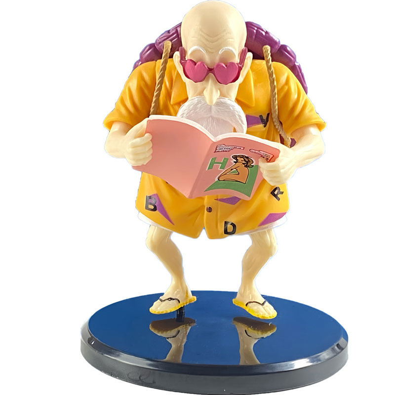 8 Styles Dragon Ball Z Anime Figure Biye gesture lecherous Master Roshi ...