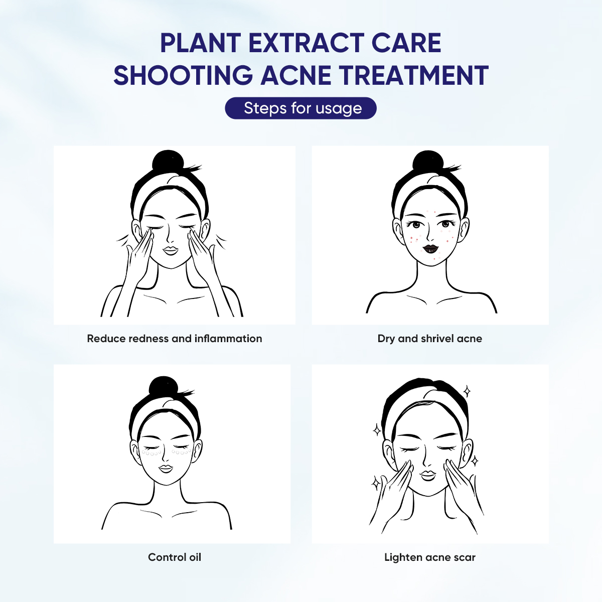 Quarxery Acne Gel Pen 16g Anti Acne Pen Acne Scar Remover Pimple ...