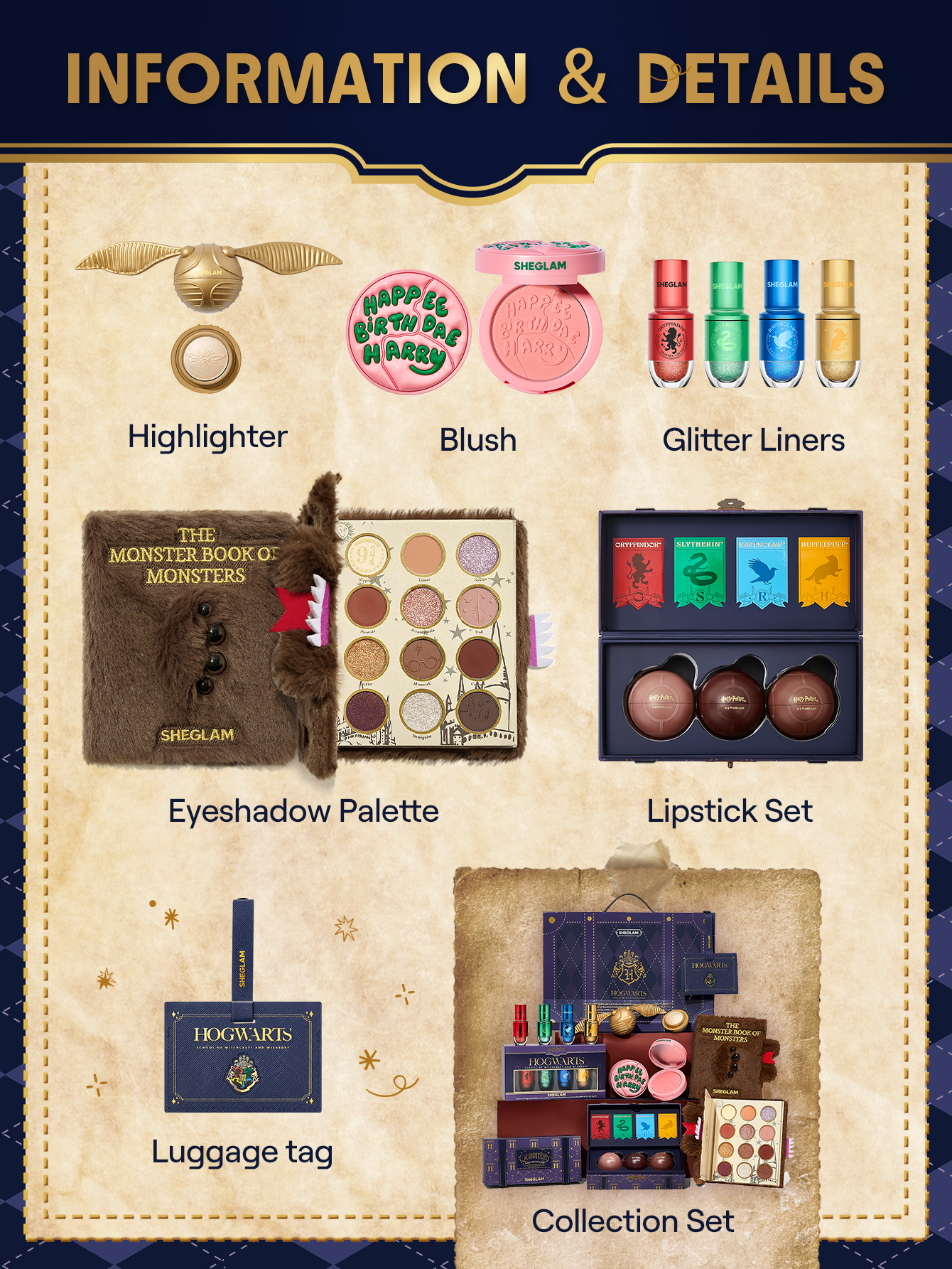 Harry Potter™ X SHEGLAM Full Collection Set 2.0 | Shopee Philippines