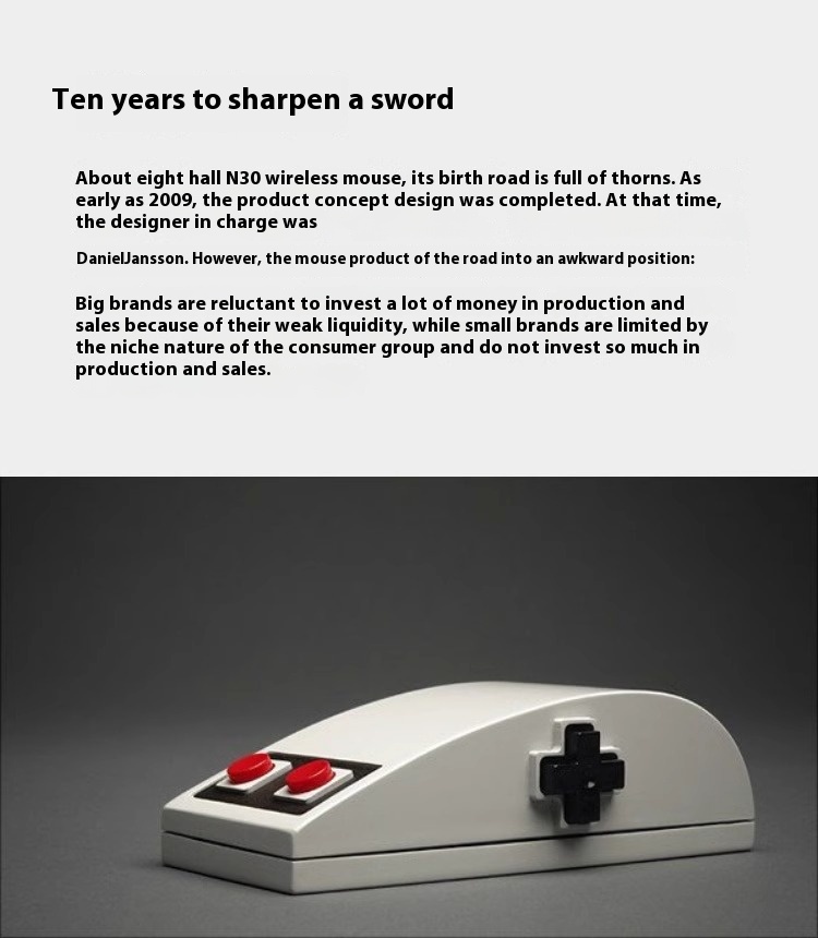 8Bitdo N30 2.4G Wireless Mouse Function Cross Key 3D Touch Scroll NES ...