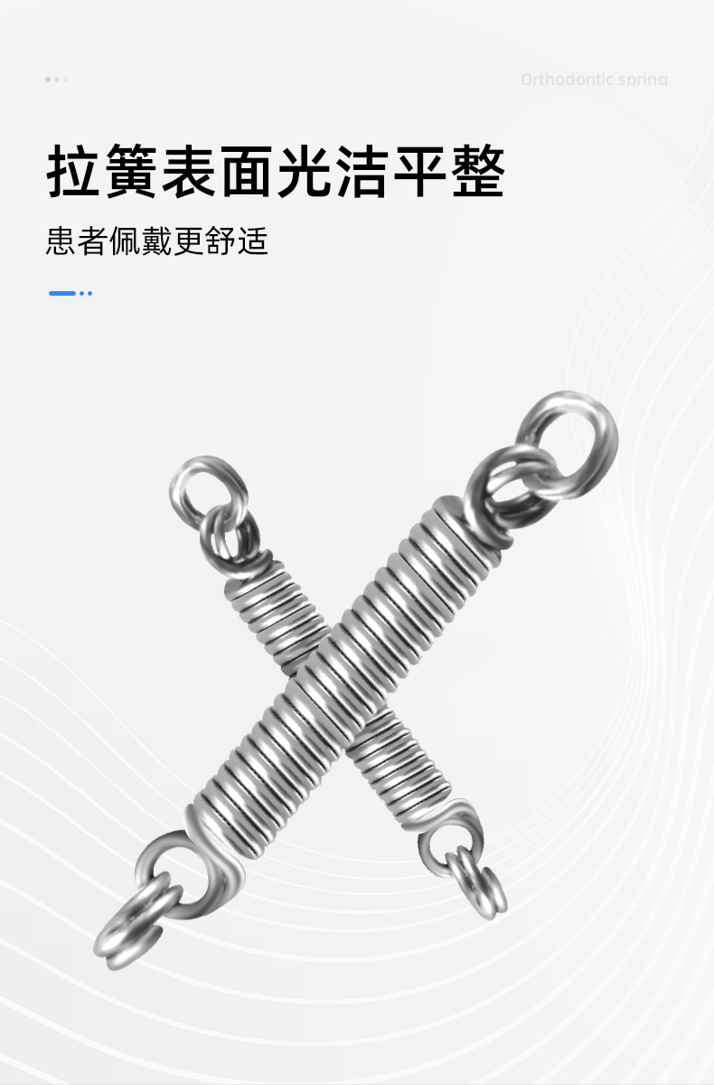 10Pcs/Pack Dental Orthodontic Niti Spring Closed Coil Spring Dental ...