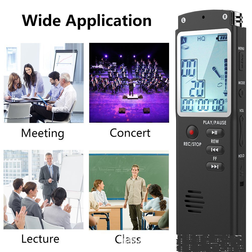 T60 Digital Voice Recorder Mini USB Professional Dictaphone Audio ...