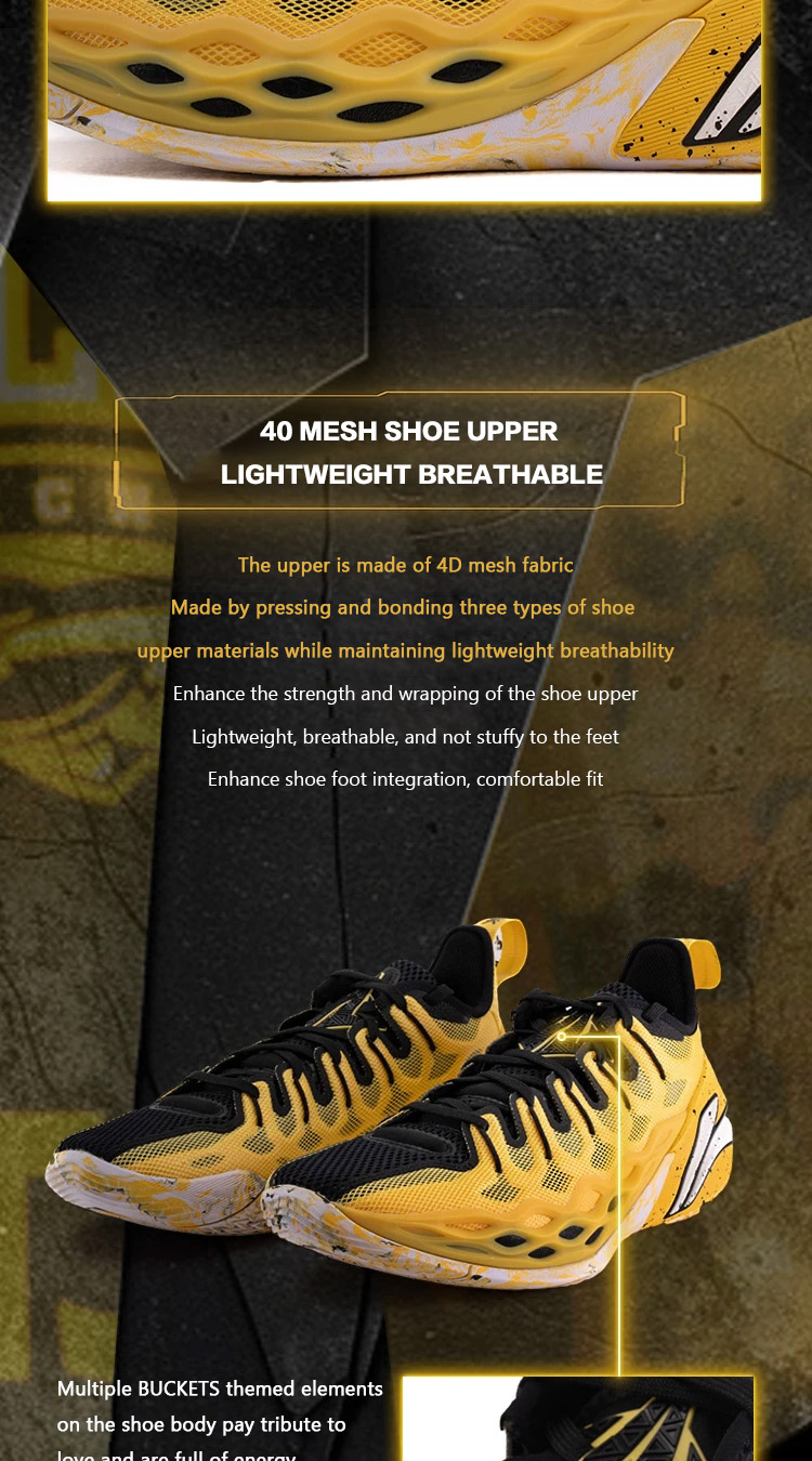 LI-NING JIMMY BUCKETS Men Basketball Shoes Professional Sports ABAV023 ...