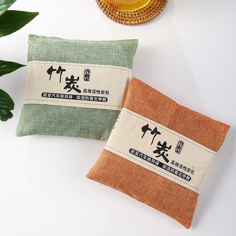 500g Activated Bamboo Charcoal Bag Odor Remover Air Purifying Room ...